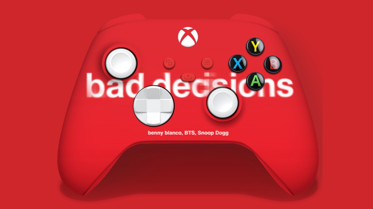 Xbox celebrates the release of Benny Blanco's "Bad Decisions" with ...