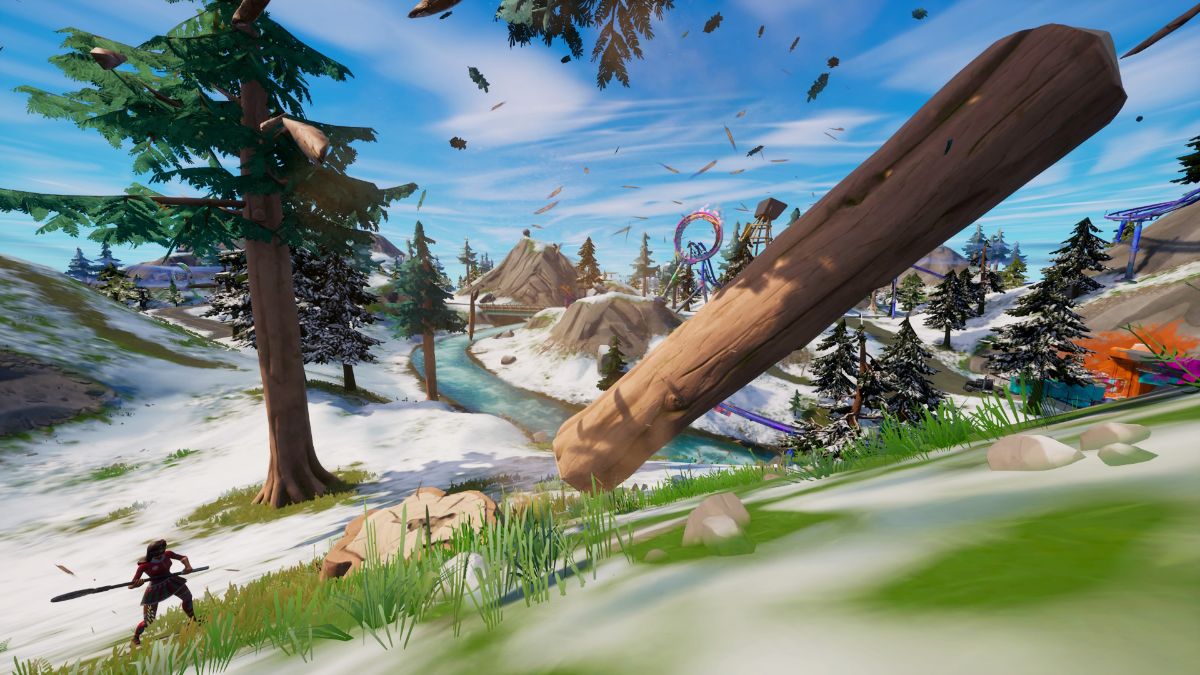 Where to find Timber Pines and Runaway Boulders in Fortnite Chapter 3 ...