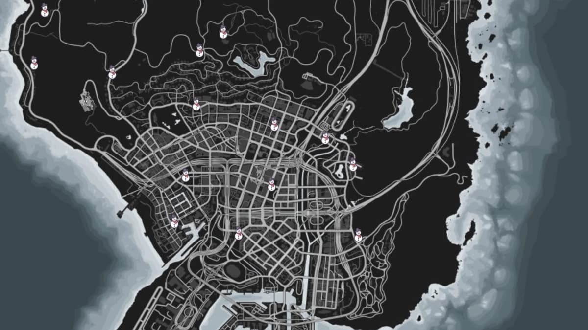 Where to find all snowmen in GTA V Online - Gamepur