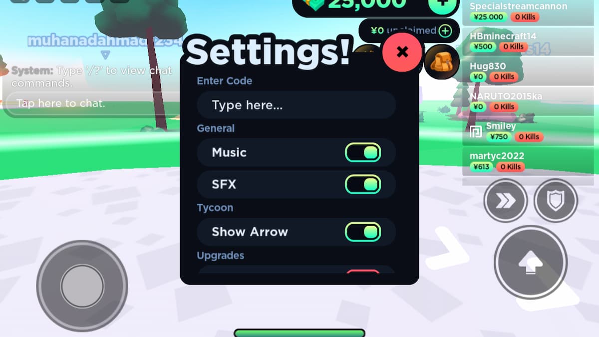 Roblox Anime Fighting Tycoon codes - Gamepur