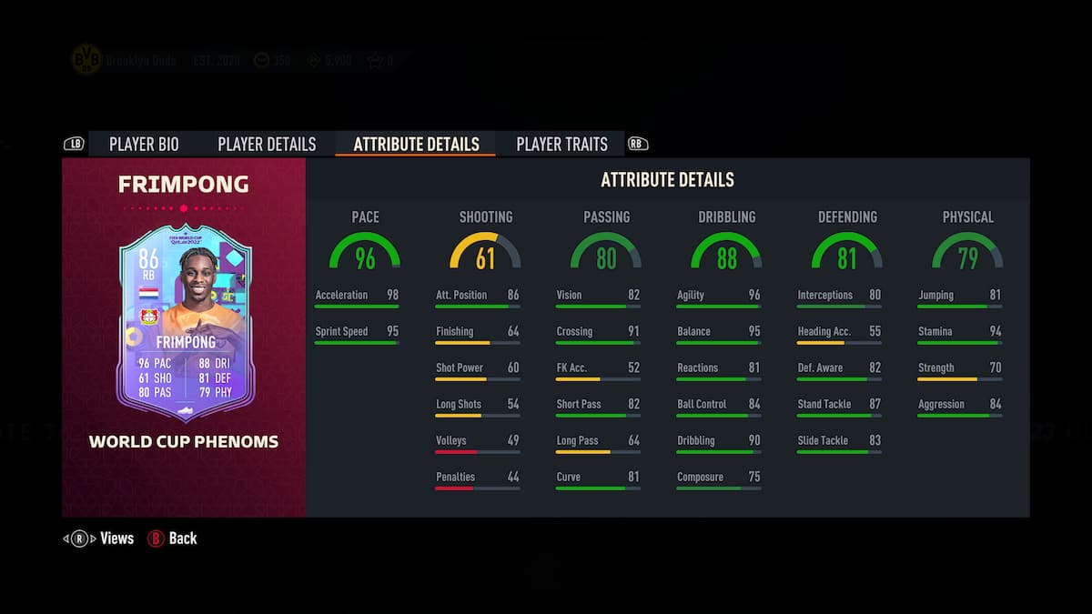 FIFA 23: How to complete World Cup Phenoms Jeremie Frimpong SBC ...