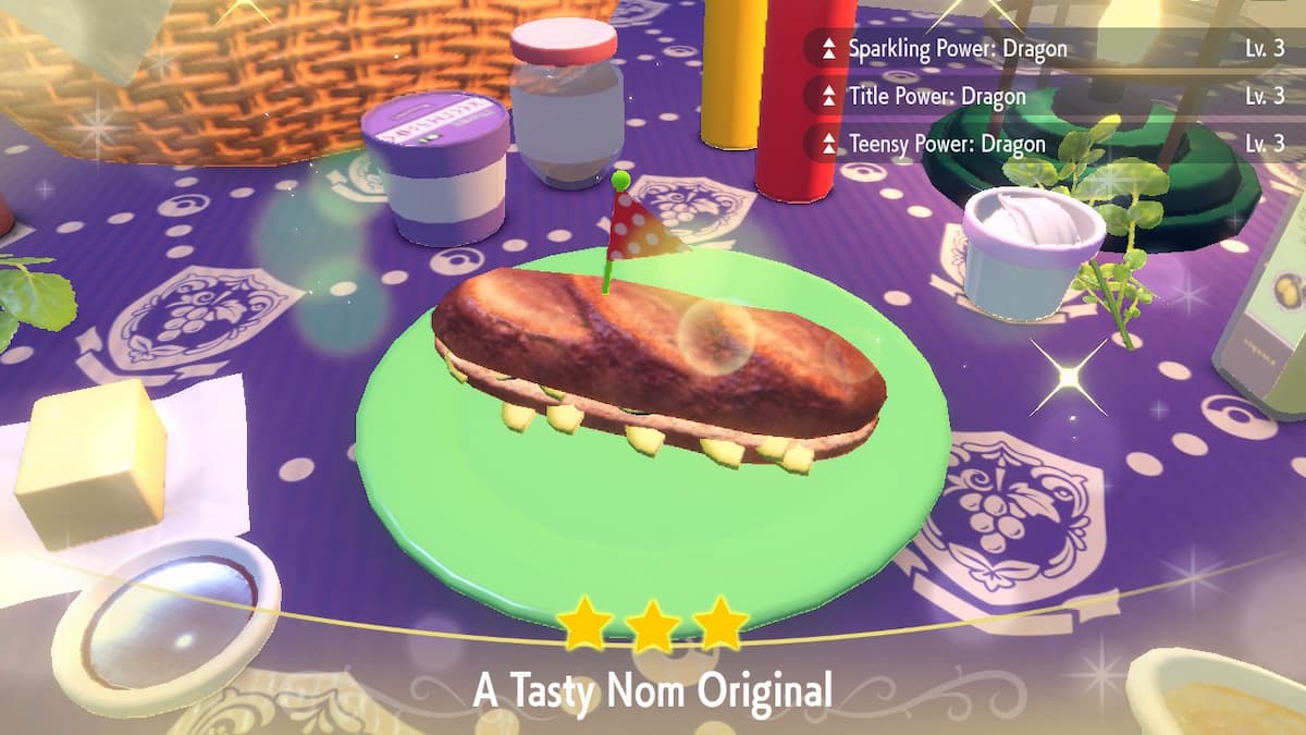 Pokémon Scarlet & Violet - All Shiny Boosted Sandwich Recipes - Gamepur