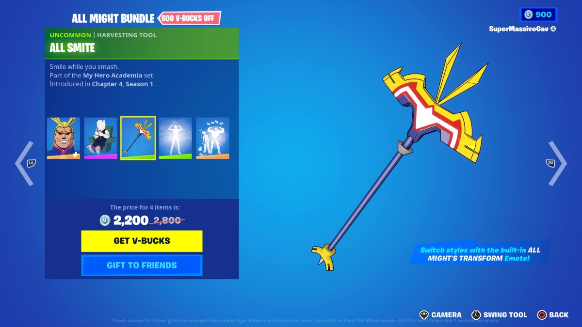 How to get the All Might pickaxe in Fortnite - Gamepur