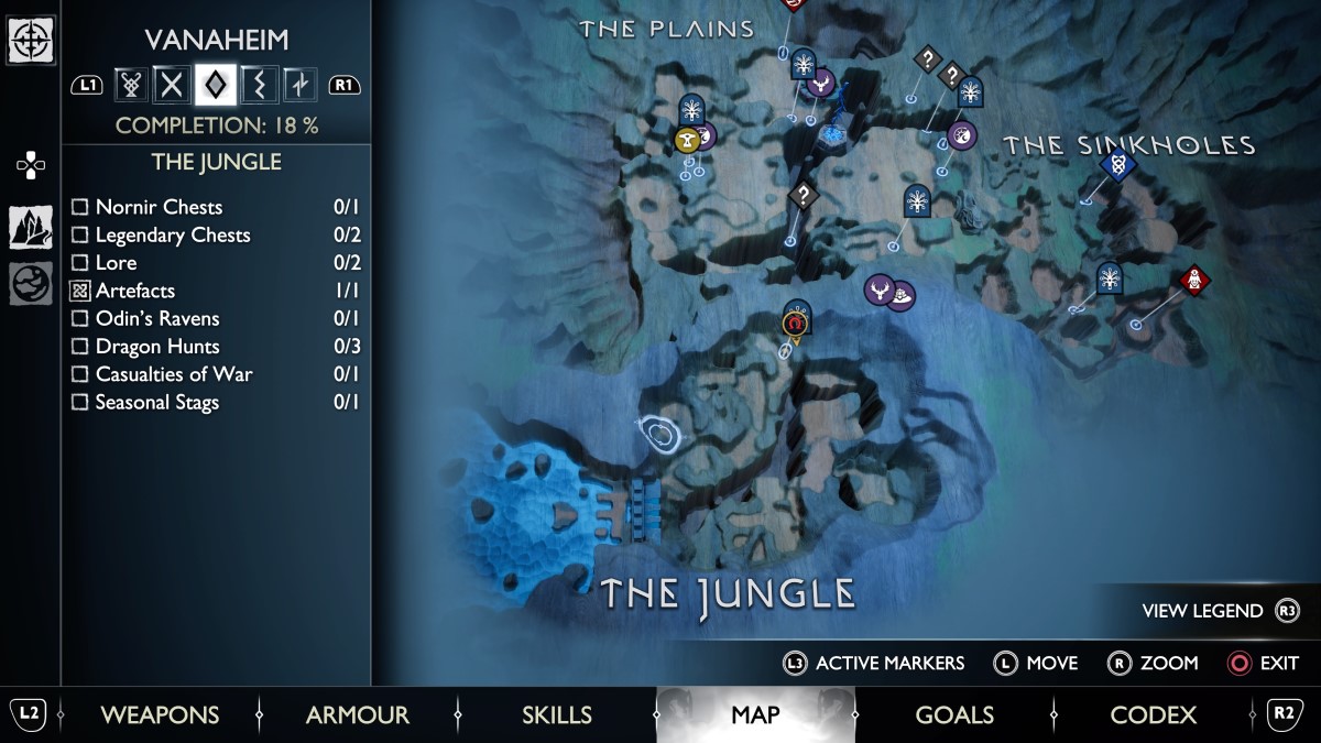 What are the undiscovered collectibles in The Jungle in God of War ...