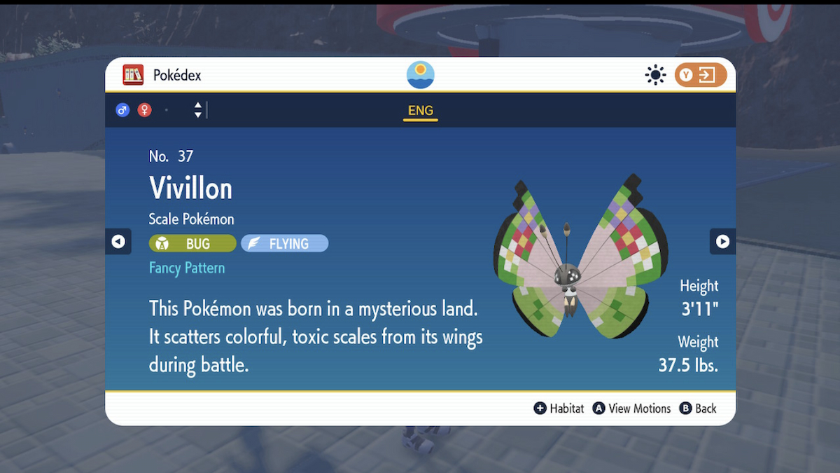 How many Vivillon forms are in Pokémon Scarlet and Violet? Answered ...