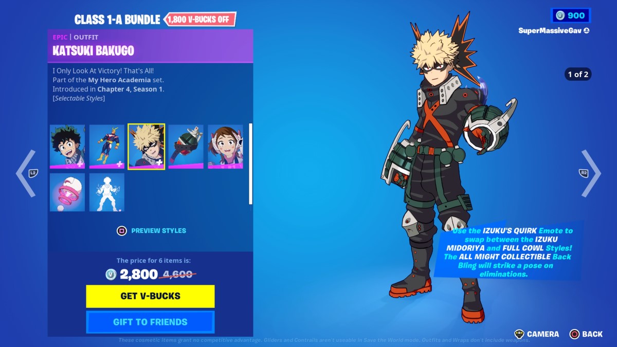 How to get the Katsuki Bakugo skin in Fortnite - Gamepur