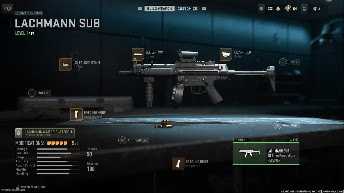 The best Lachmann Sub loadout in Call of Duty: Modern Warfare 2 and ...