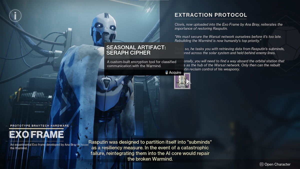 How to get the Season of the Seraph Artifact in Destiny 2 - Gamepur