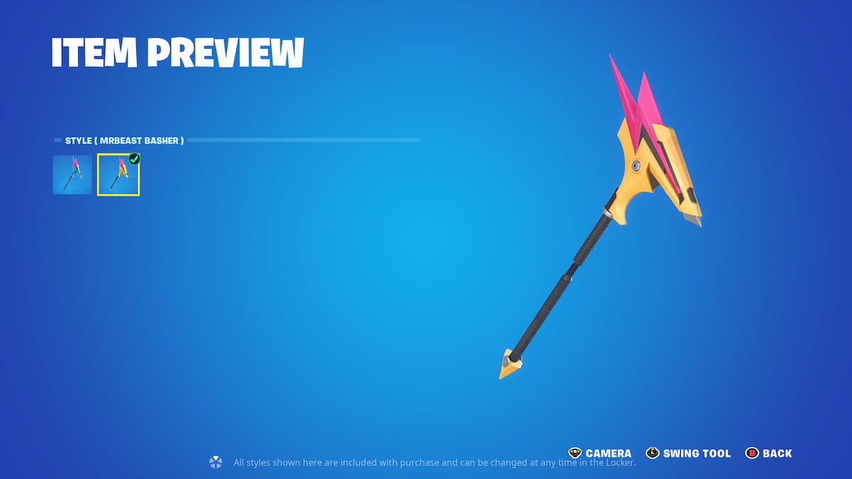 How to get the MrBeast Smasher Pickaxe in Fortnite - Gamepur