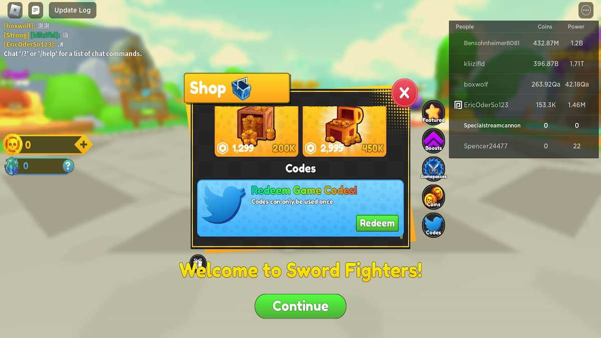 Roblox Sword Fighters Simulator codes - Gamepur
