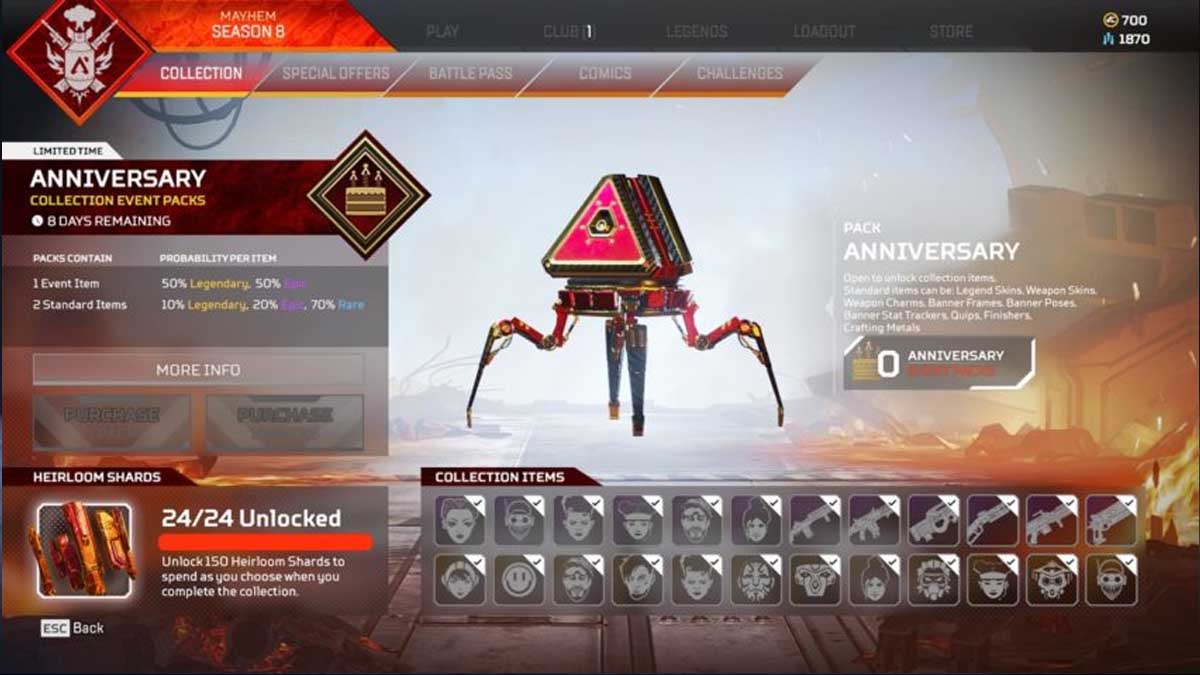 How to Get Heirloom Shards in Apex Legends - Gamepur