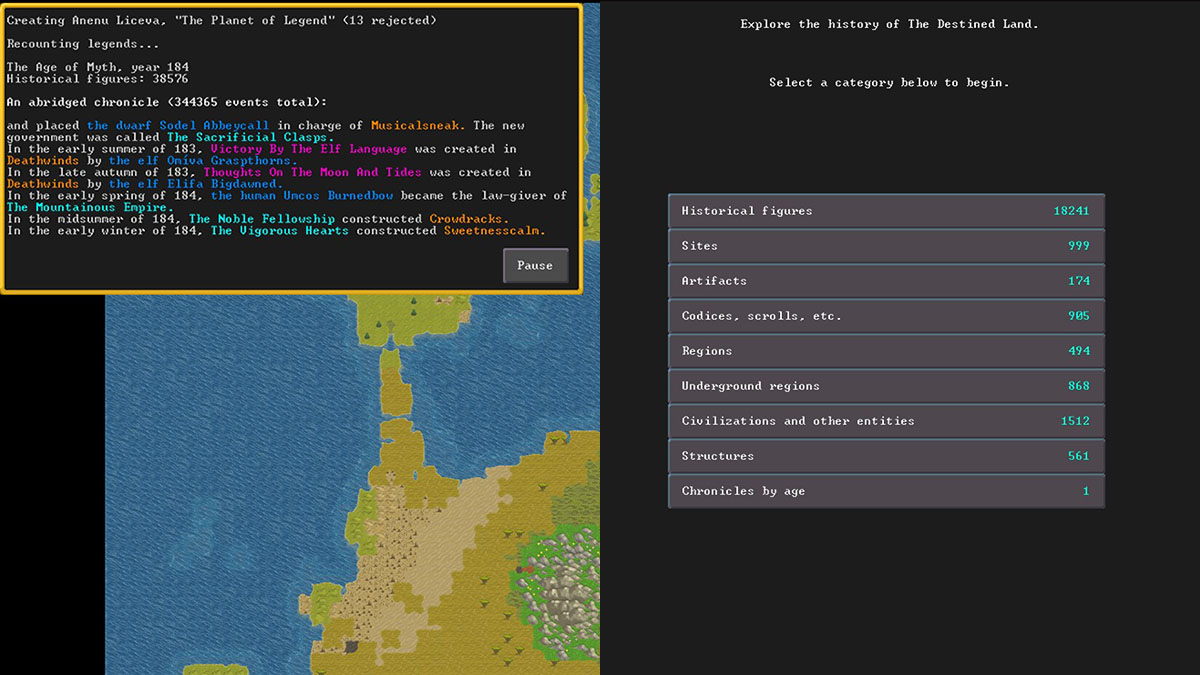 How does Legends Mode work in Dwarf Fortress? Answered - Gamepur