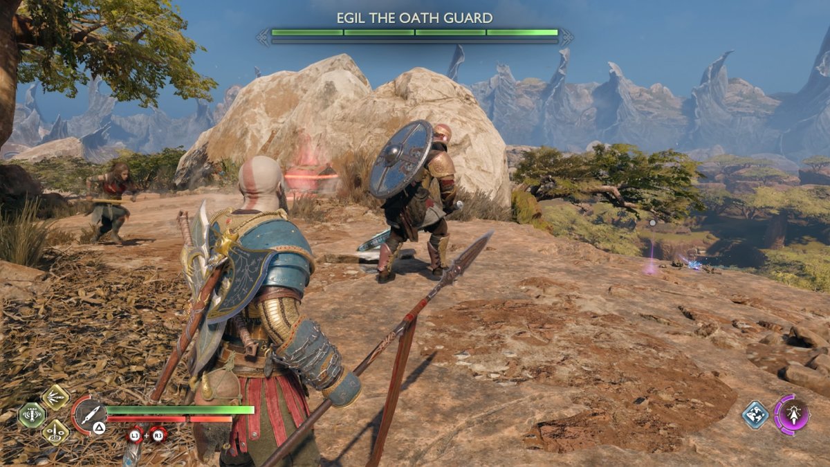 How to defeat Egil the Oath Guard in God of War Ragnarok - Gamepur