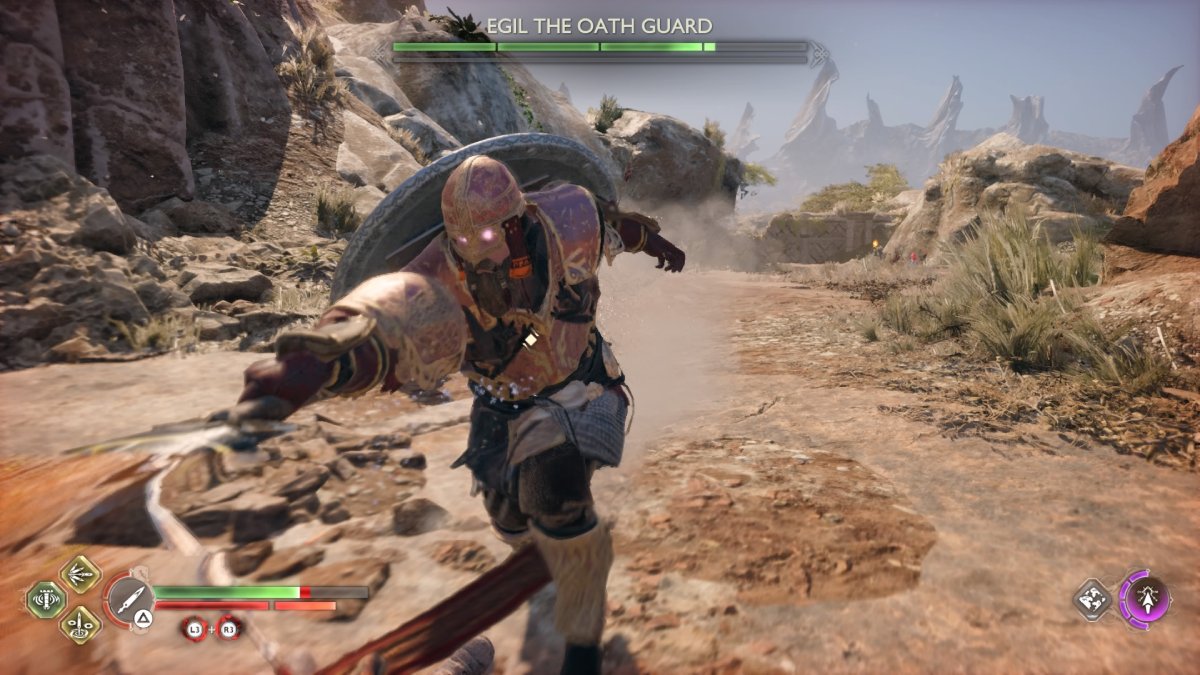 How to defeat Egil the Oath Guard in God of War Ragnarok - Gamepur