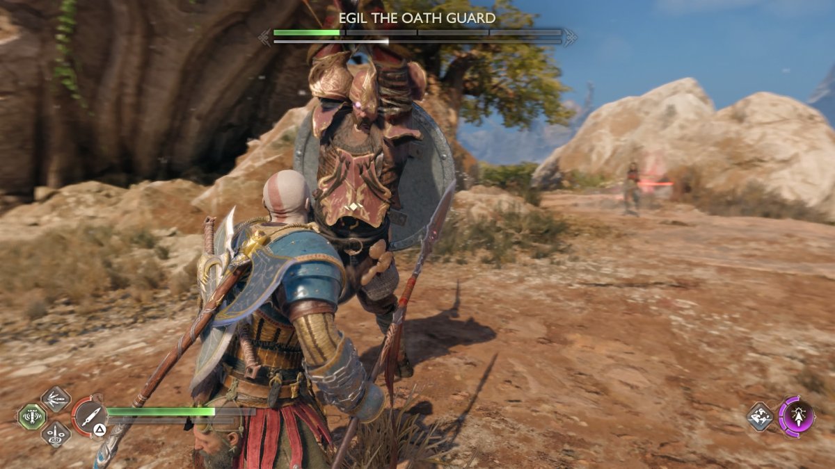 How to defeat Egil the Oath Guard in God of War Ragnarok - Gamepur