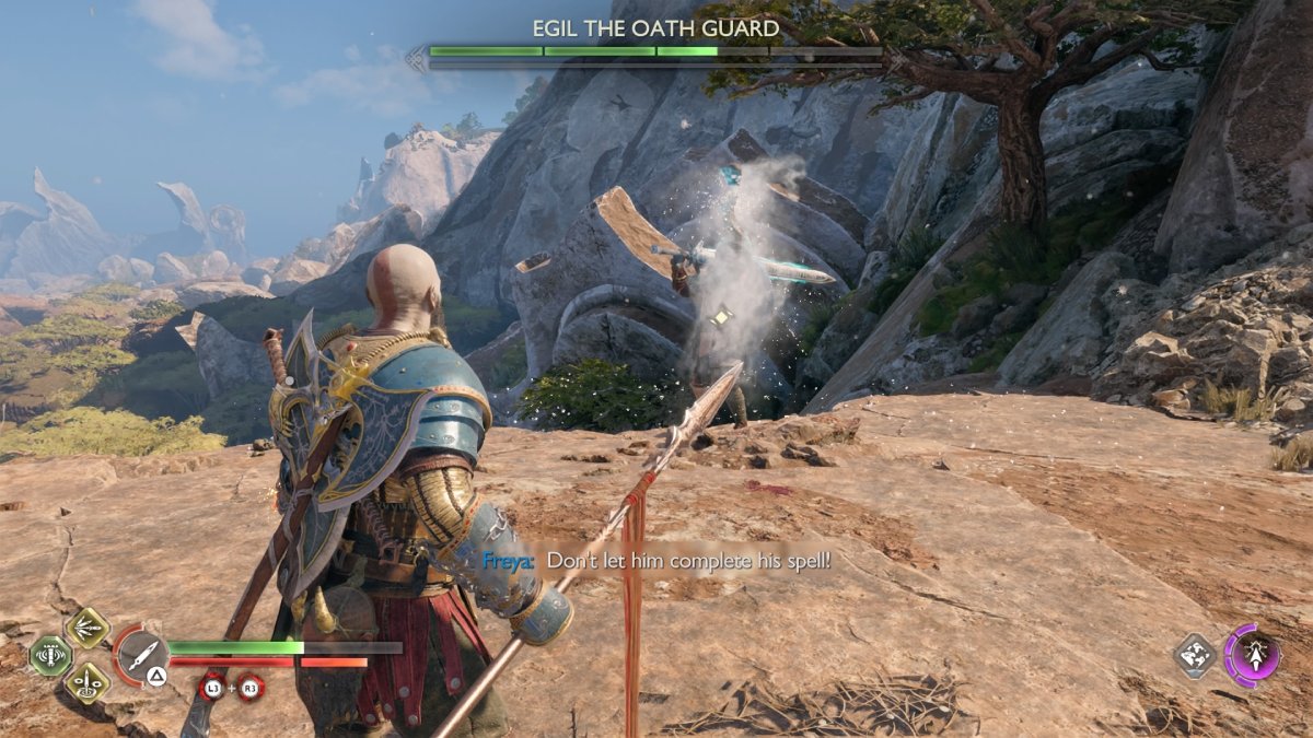 How to defeat Egil the Oath Guard in God of War Ragnarok - Gamepur