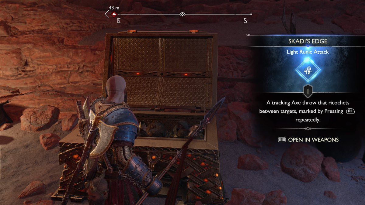 Where to get the Skadi's Edge light runic attack in God of War Ragnarok ...