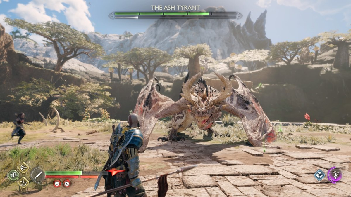 How to defeat The Ash Tyrant in God of War Ragnarok - Gamepur