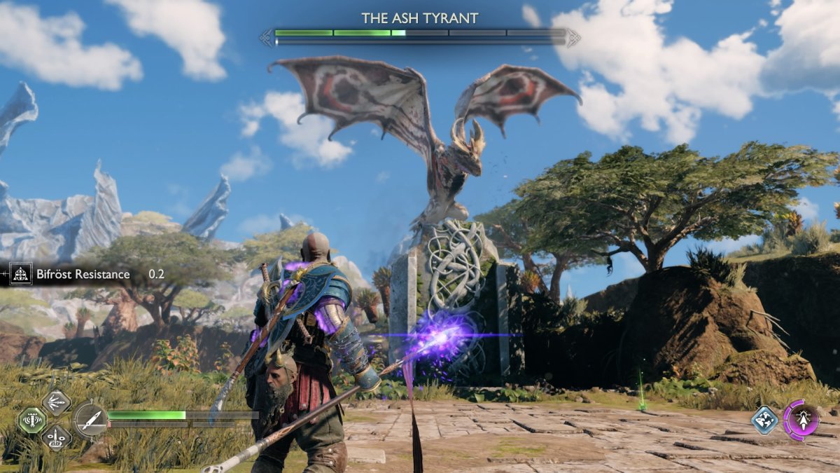 How to defeat The Ash Tyrant in God of War Ragnarok - Gamepur