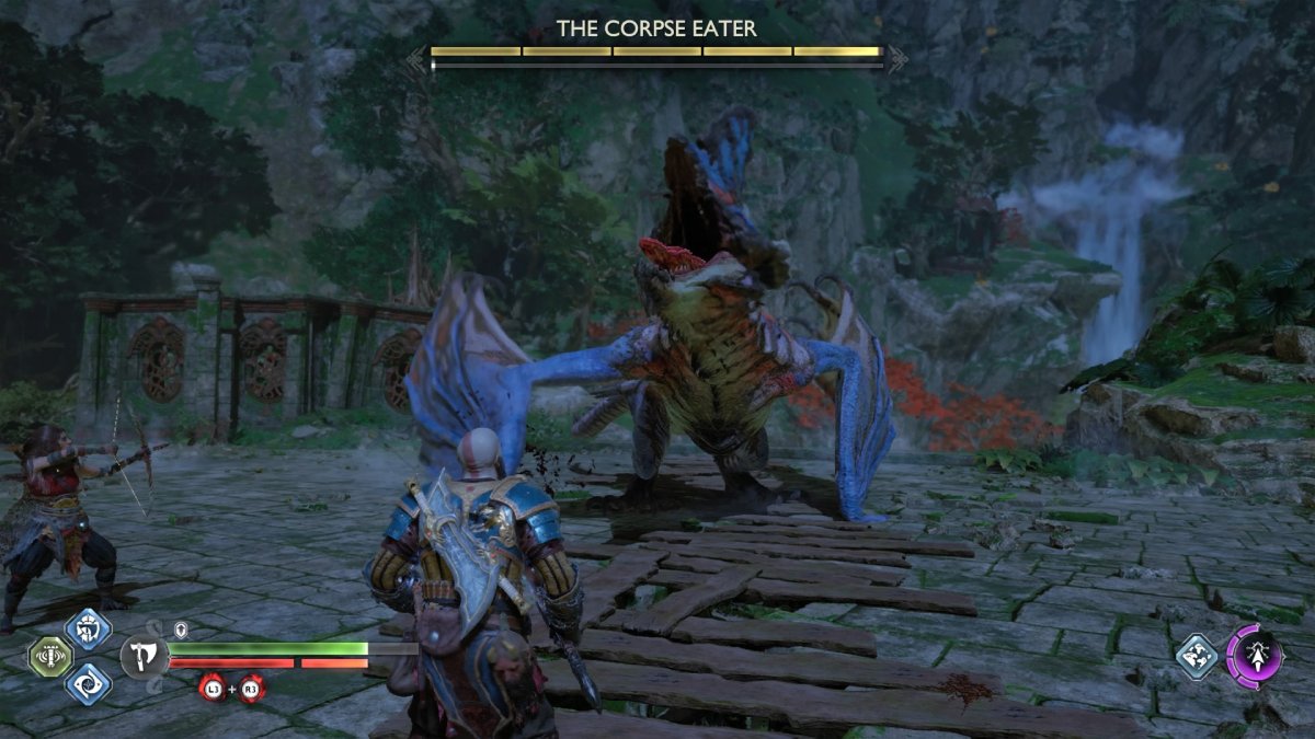 How to defeat The Corpse Eater in God of War Ragnarok - Gamepur