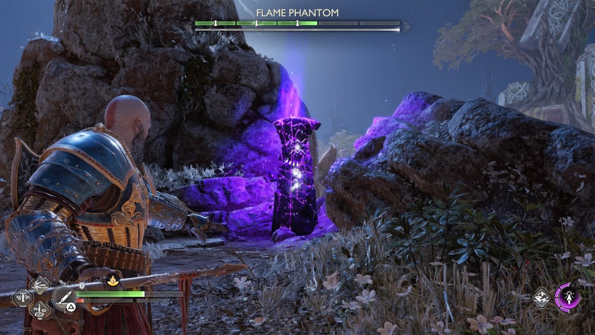 How to defeat The Flame Phantom at The Crater in God of War Ragnarok ...