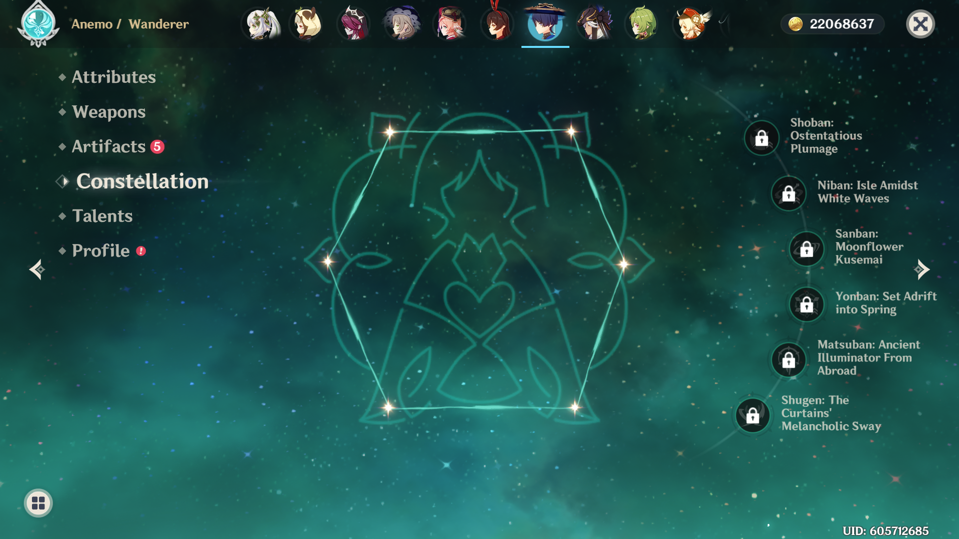 All Wanderer Skills, Talents, and Ascension Materials in Genshin Impact - Gamepur