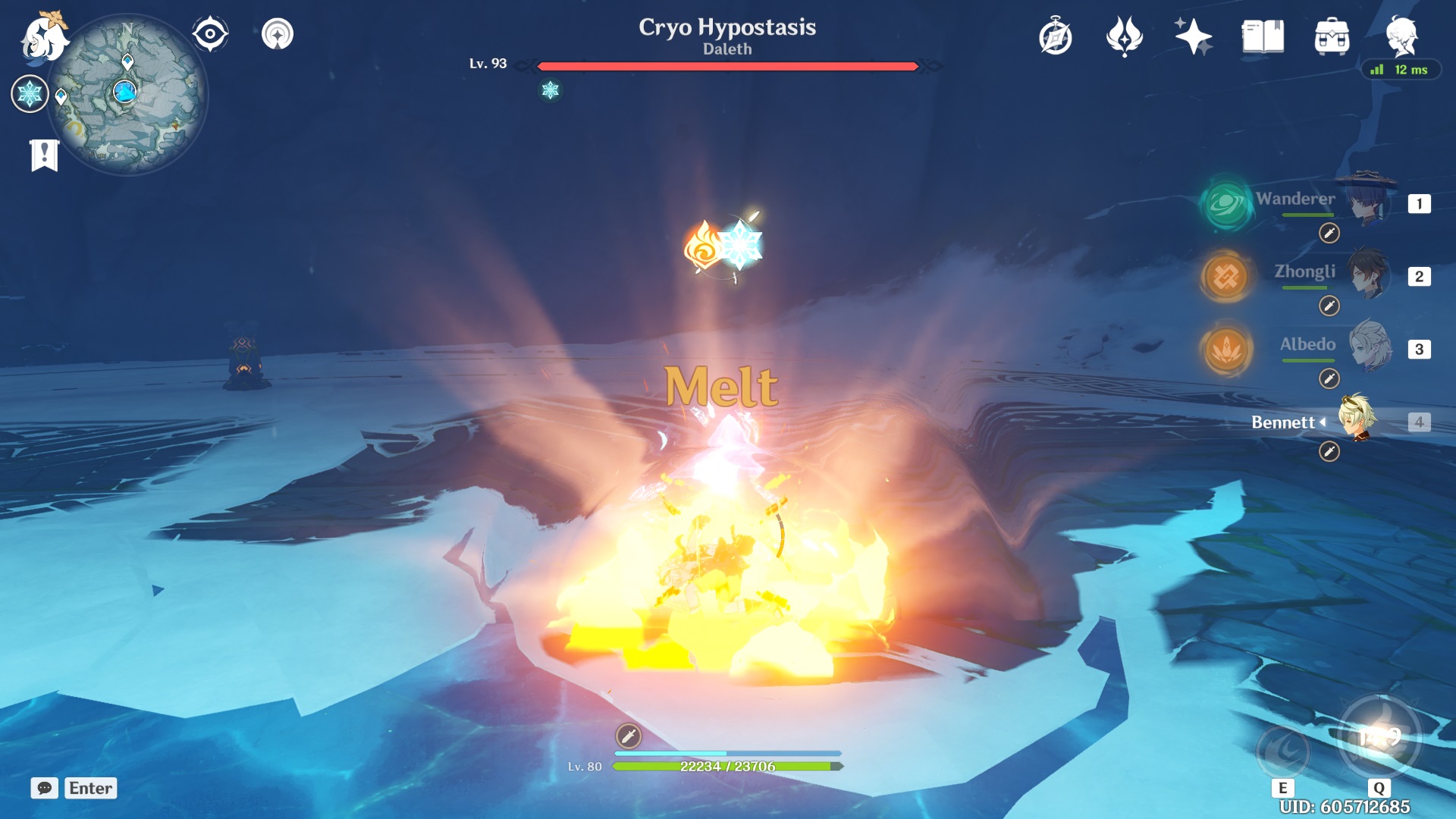 How to find and defeat the Cryo Hypostasis in Genshin Impact - Gamepur