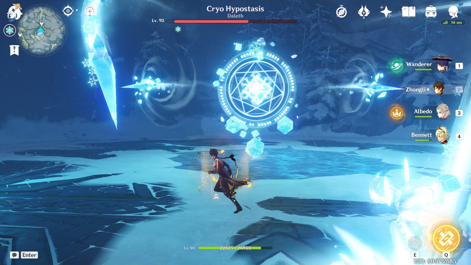 How to find and defeat the Cryo Hypostasis in Genshin Impact - Gamepur