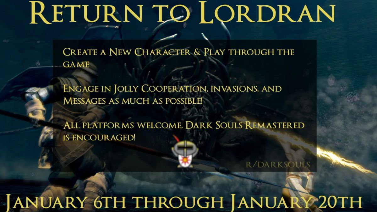 Take a break from The Lands Between for the Return to Lordran event ...