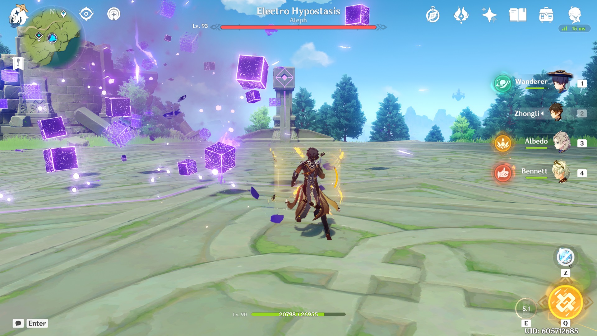 How to find and defeat the Electro Hypostasis in Genshin Impact - Gamepur