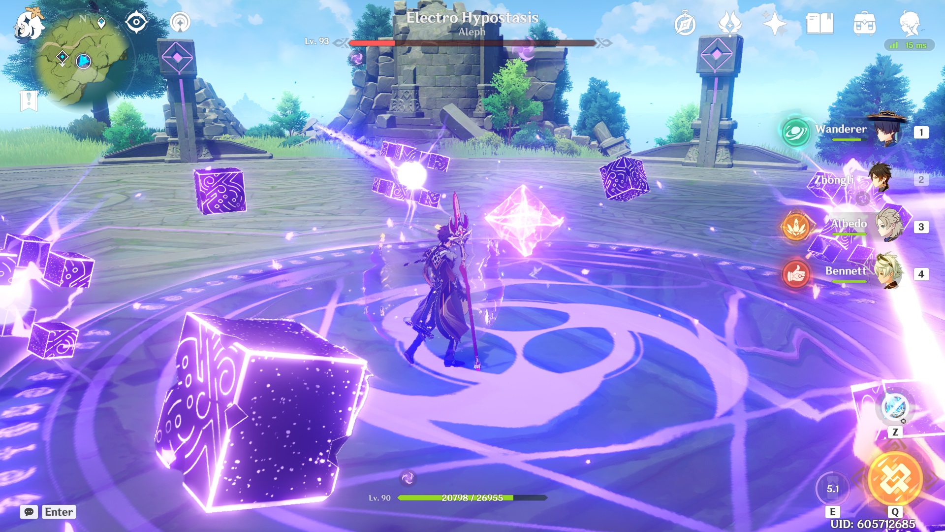 How to find and defeat the Electro Hypostasis in Genshin Impact - Gamepur