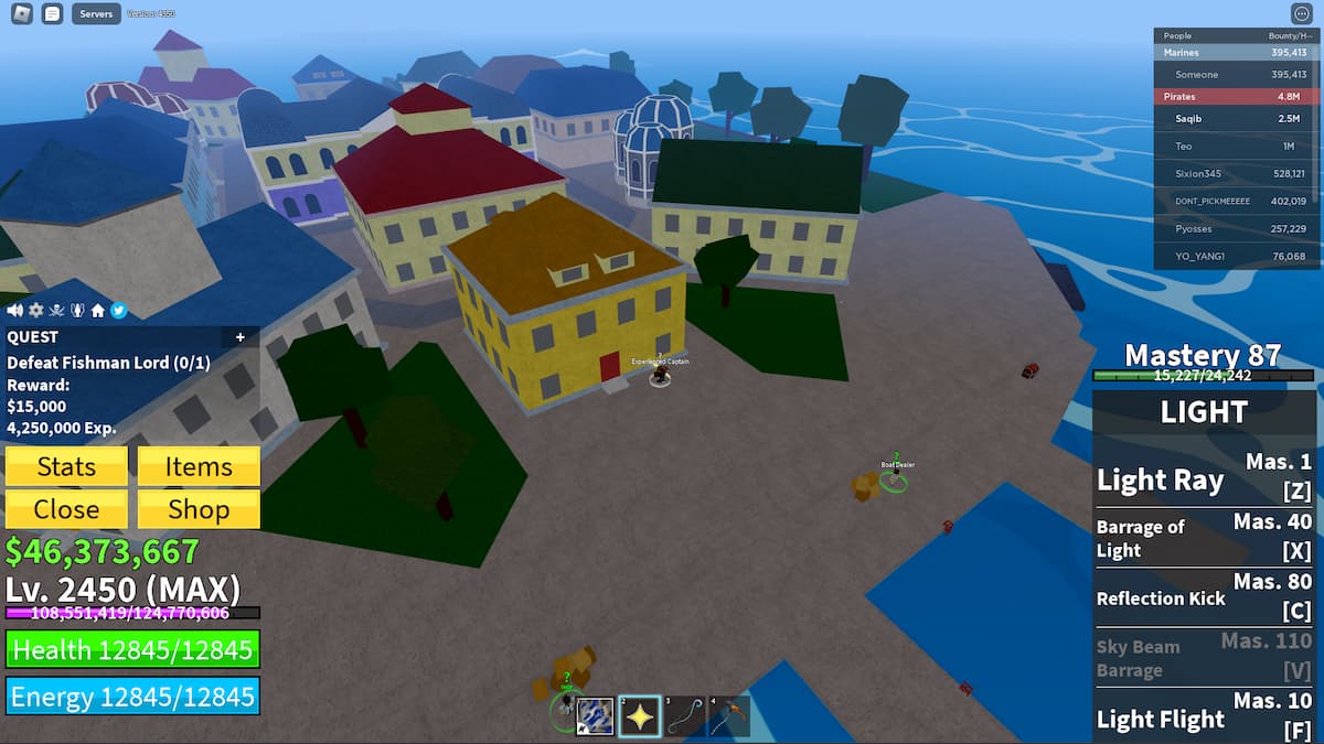 How to get to the 2nd Sea in Blox Fruits - Gamepur