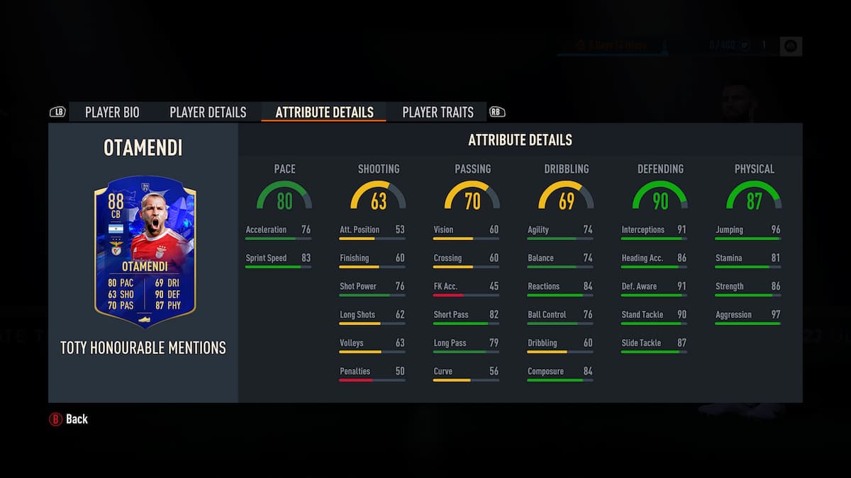 FIFA 23: How to complete TOTY Honorable Mentions Nicolas Otamendi ...