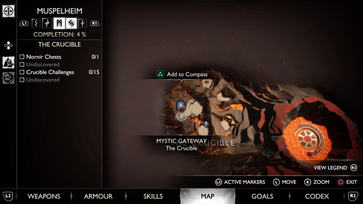 What are the undiscovered collectibles in The Crucible in Muspelheim in ...