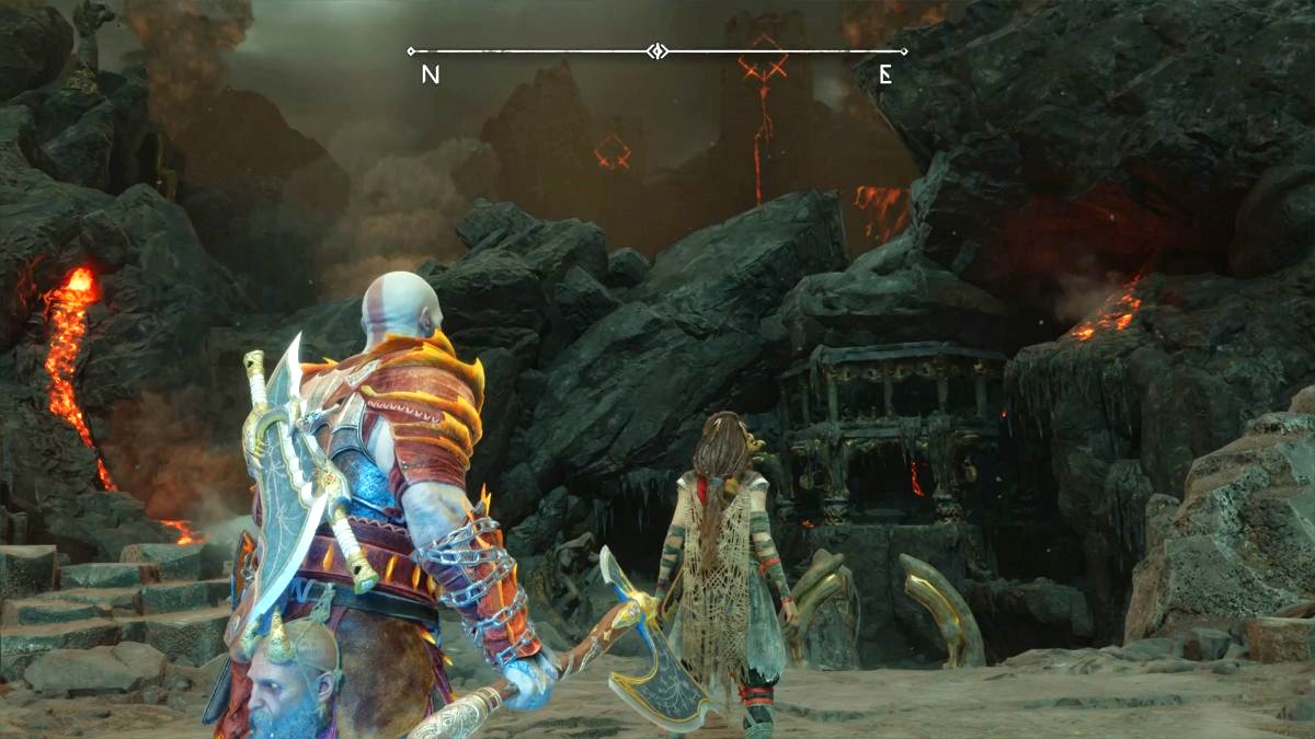 How to get to the undiscovered location in Muspelheim in God of War ...