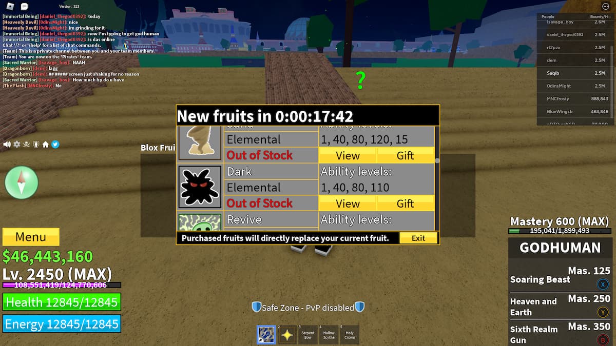 Dark Fruit in Blox Fruits – Uses, how to obtain, and awakening cost - Gamepur