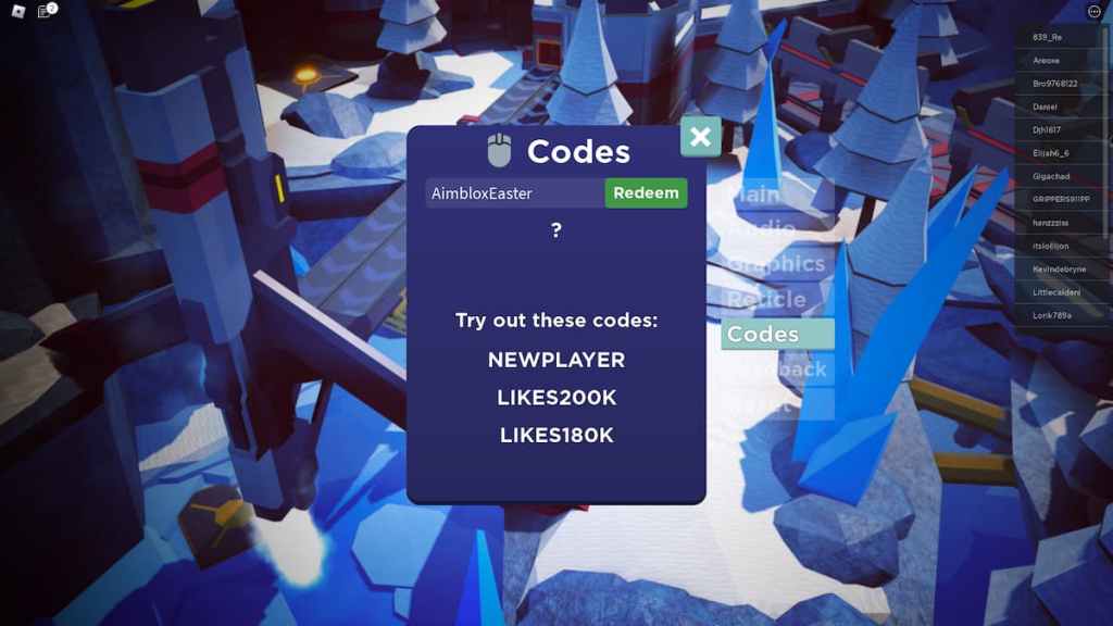 Roblox Aimblox Codes January 2024 Gamepur Roblox Aimblox Codes January 2024 Gamepur