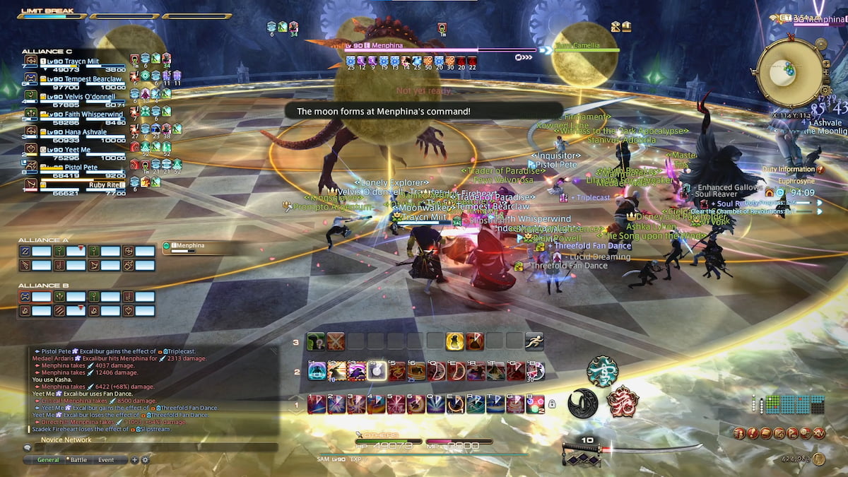 How to defeat Menphina in the Euphrosyne alliance raid in Final Fantasy ...