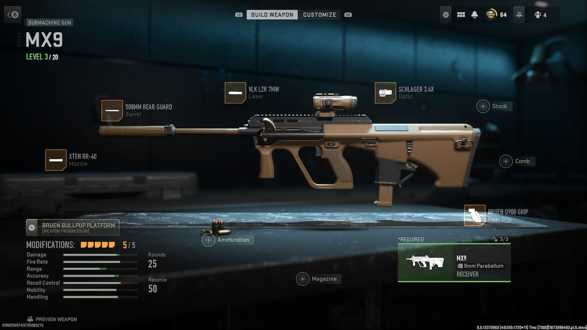 The best MX9 loadout for Call of Duty: Modern Warfare 2 and Warzone 2.0 ...