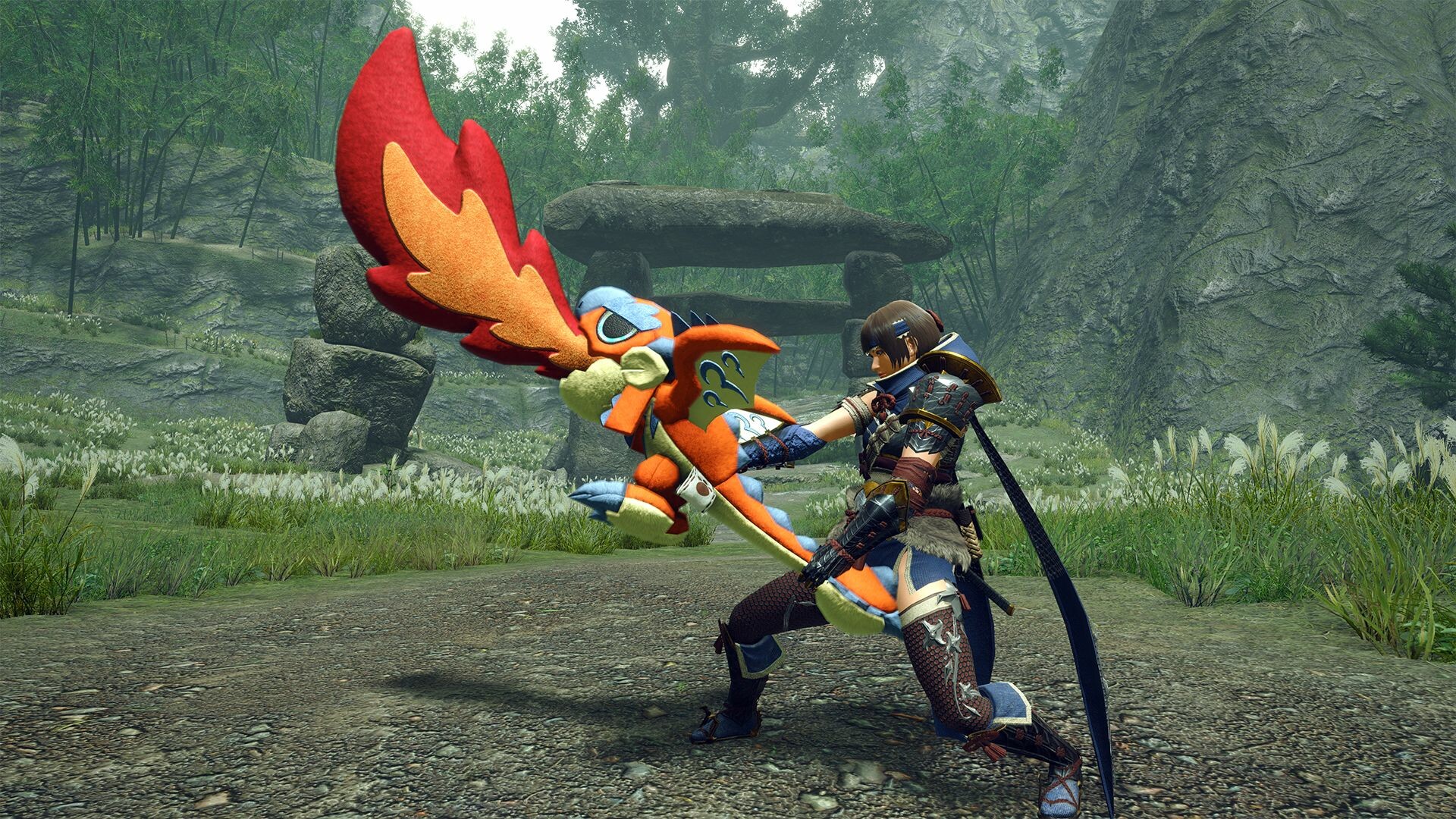 How to get the Stuffed Rathalos Great Sword in Monster Hunter Rise ...