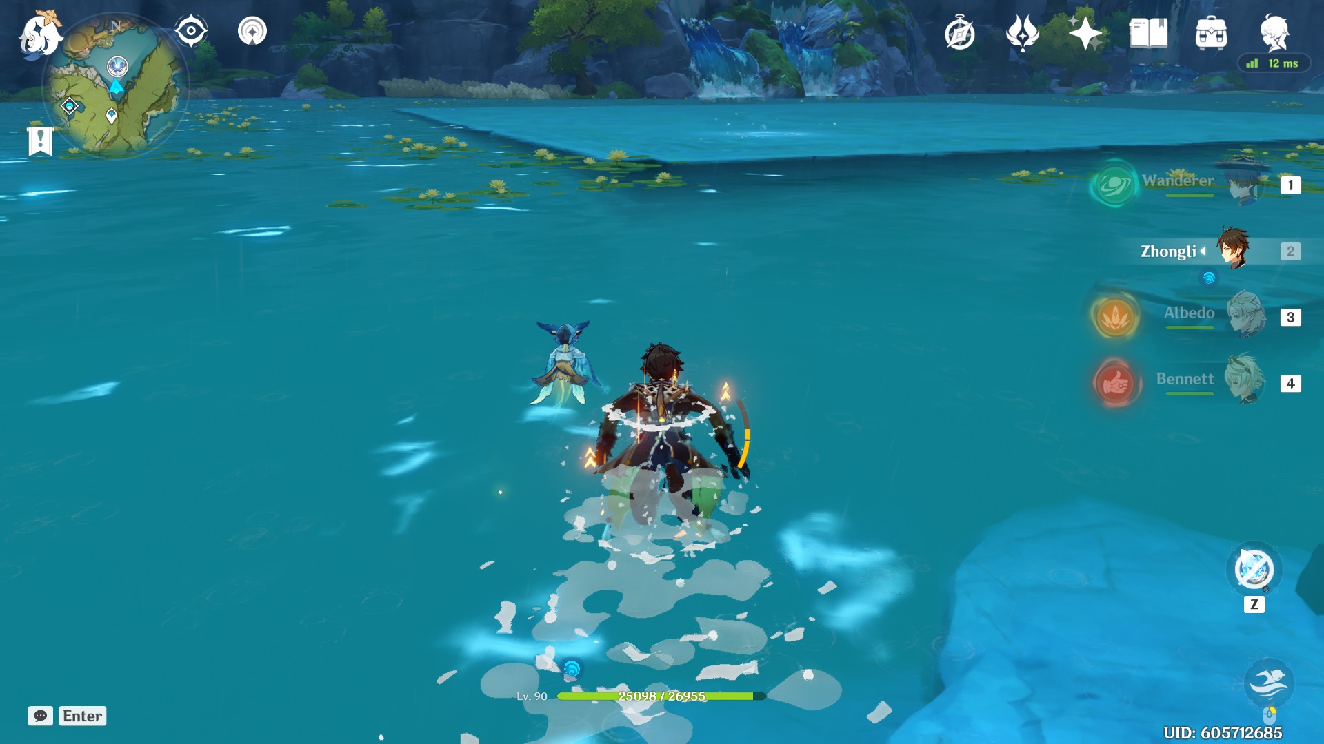 How to find and defeat the Oceanid in Genshin Impact - Gamepur