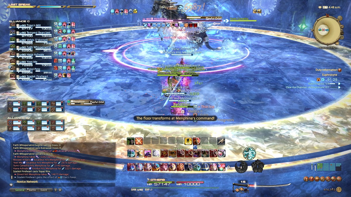 How to defeat Menphina in the Euphrosyne alliance raid in Final Fantasy ...