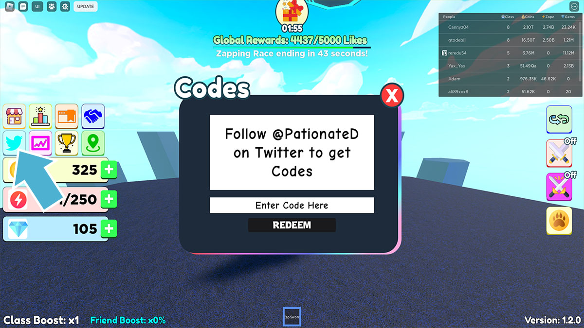 Roblox Zapper Simulator Codes - Gamepur