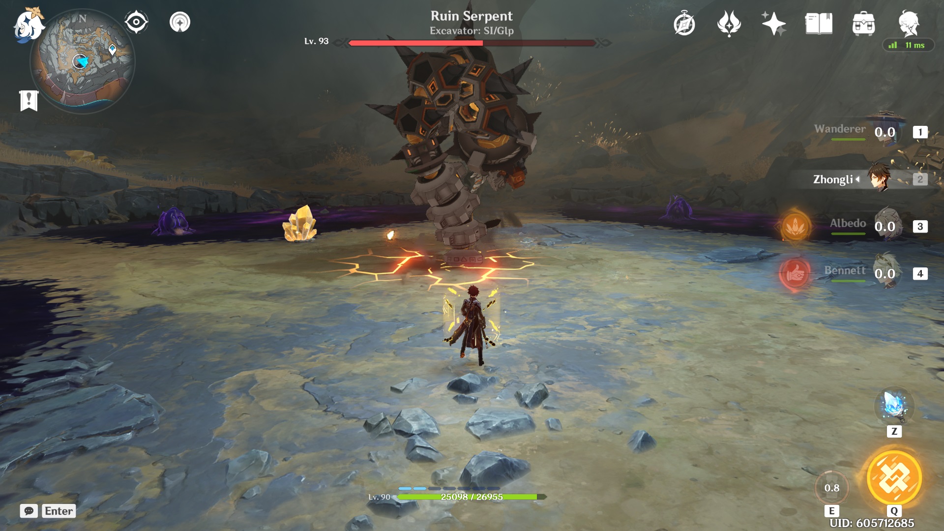 How to find and defeat the Ruin Serpent in Genshin Impact - Gamepur