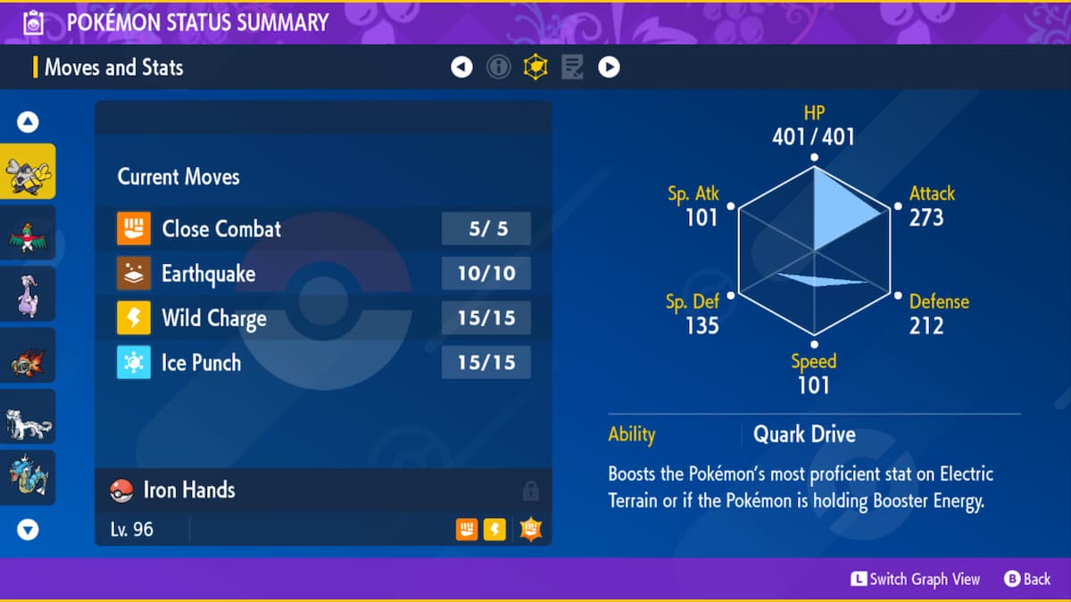 The best Iron Hands moveset in Pokémon Scarlet and Violet - Gamepur