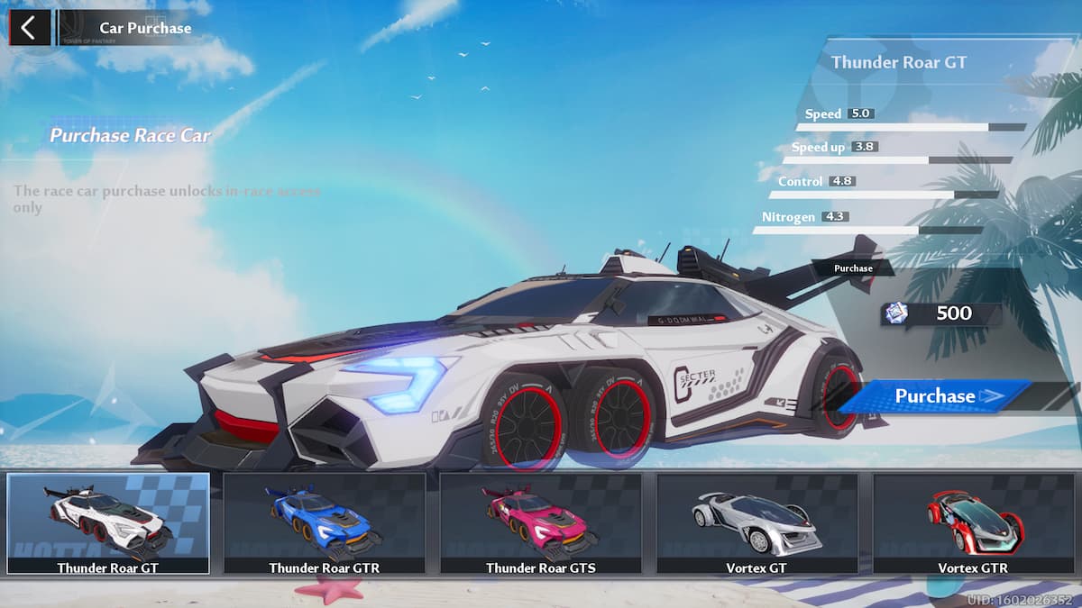 How to unlock racing and race cars in Tower of Fantasy - Gamepur