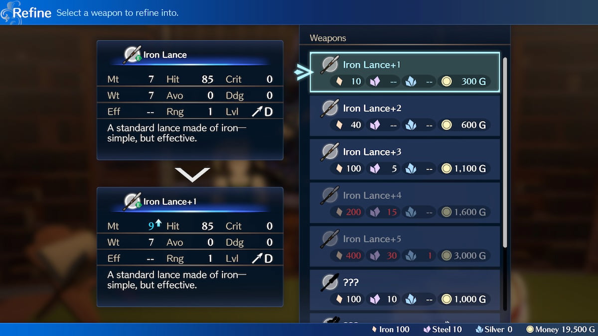 How to upgrade and refine weapons in Fire Emblem Engage - Gamepur