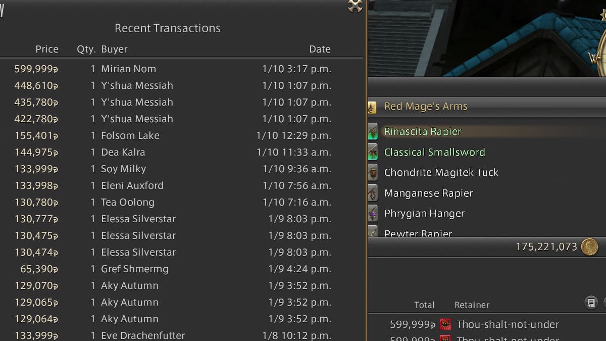 How to check Market Board prices in Final Fantasy XIV - Gamepur