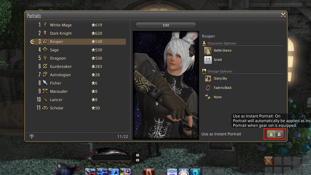 How to edit and disable instant portraits in Final Fantasy XIV - Gamepur