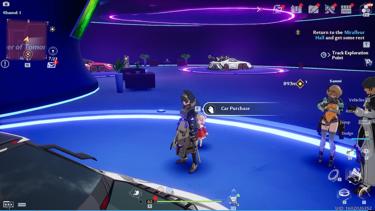 How to unlock racing and race cars in Tower of Fantasy - Gamepur
